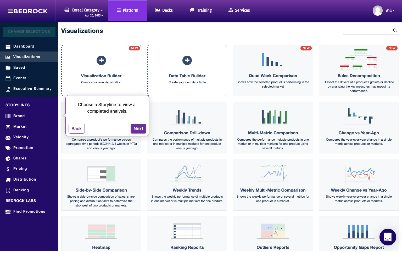 Bedrock Platform Tour | Bedrock Analytics