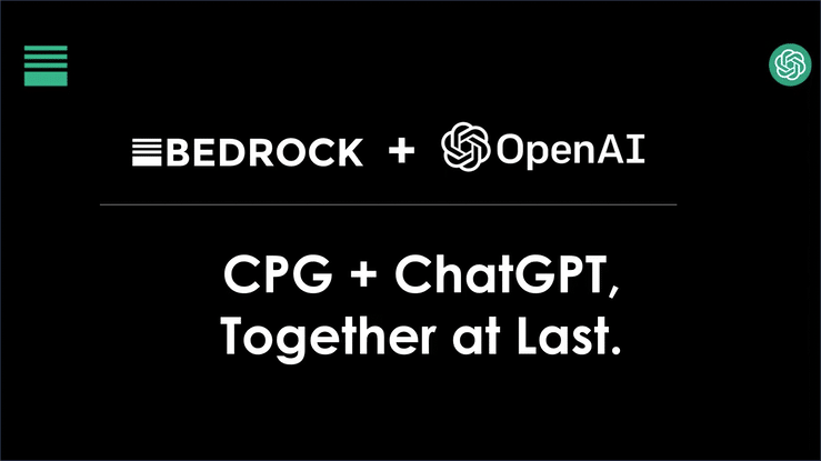 CPG + ChatGPT, Together at Last | Bedrock Analytics CPG + ChatGPT, Together at Last | Bedrock Analytics